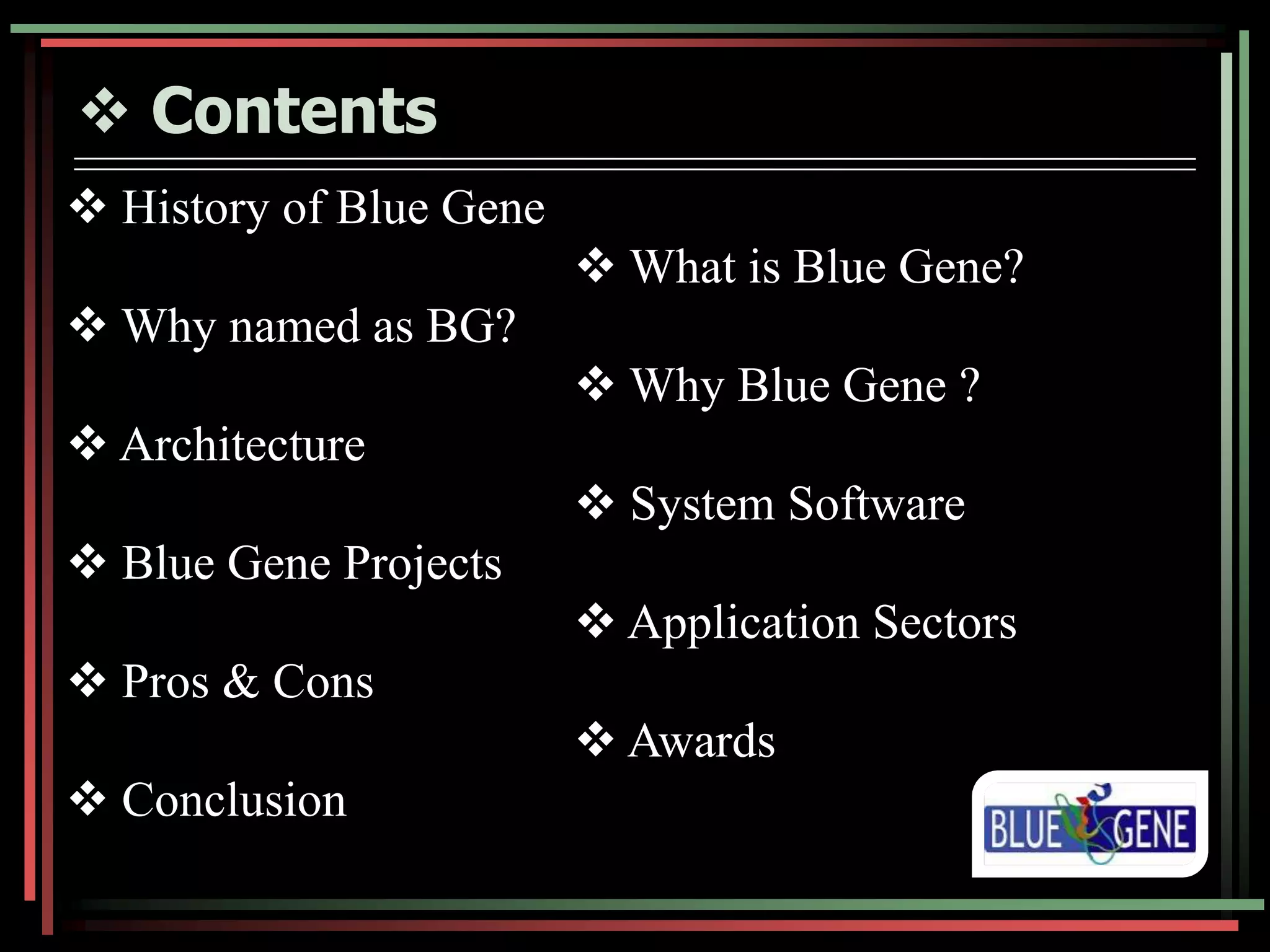 Bluegene | PPTX