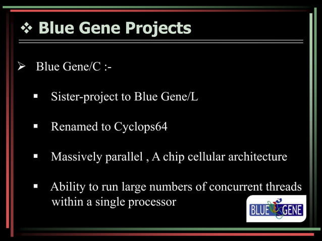Bluegene | PPTX
