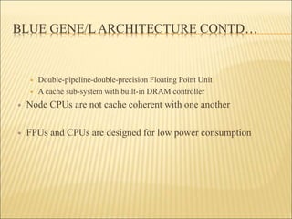 Blue gene- IBM's SuperComputer | PPT