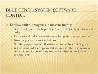Blue gene- IBM's SuperComputer | PPT