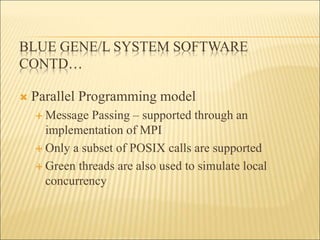 Blue gene- IBM's SuperComputer | PPT