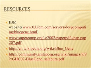Blue gene- IBM's SuperComputer | PPT