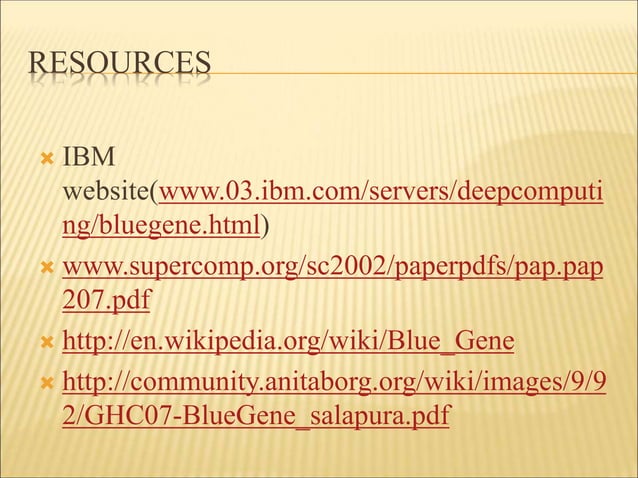 Blue gene- IBM's SuperComputer | PPT | Operating Systems | Computer ...