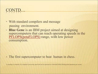 Blue gene- IBM's SuperComputer | PPT