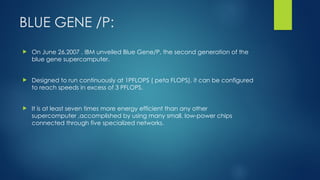 blue gene ppt.pptx.engineering presentation | PPT