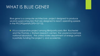 blue gene ppt.pptx.engineering presentation | PPT