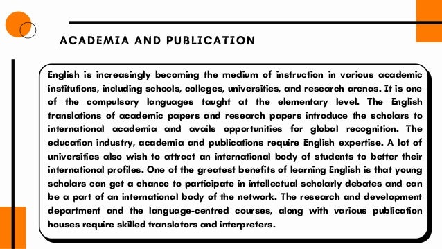 Scope of English Language | Best English Language institute | Scope of ...