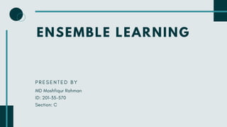 Simple Ensemble Learning | PDF
