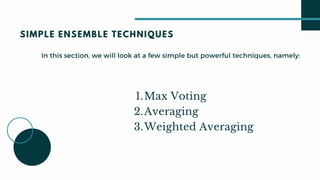 Simple Ensemble Learning | PDF