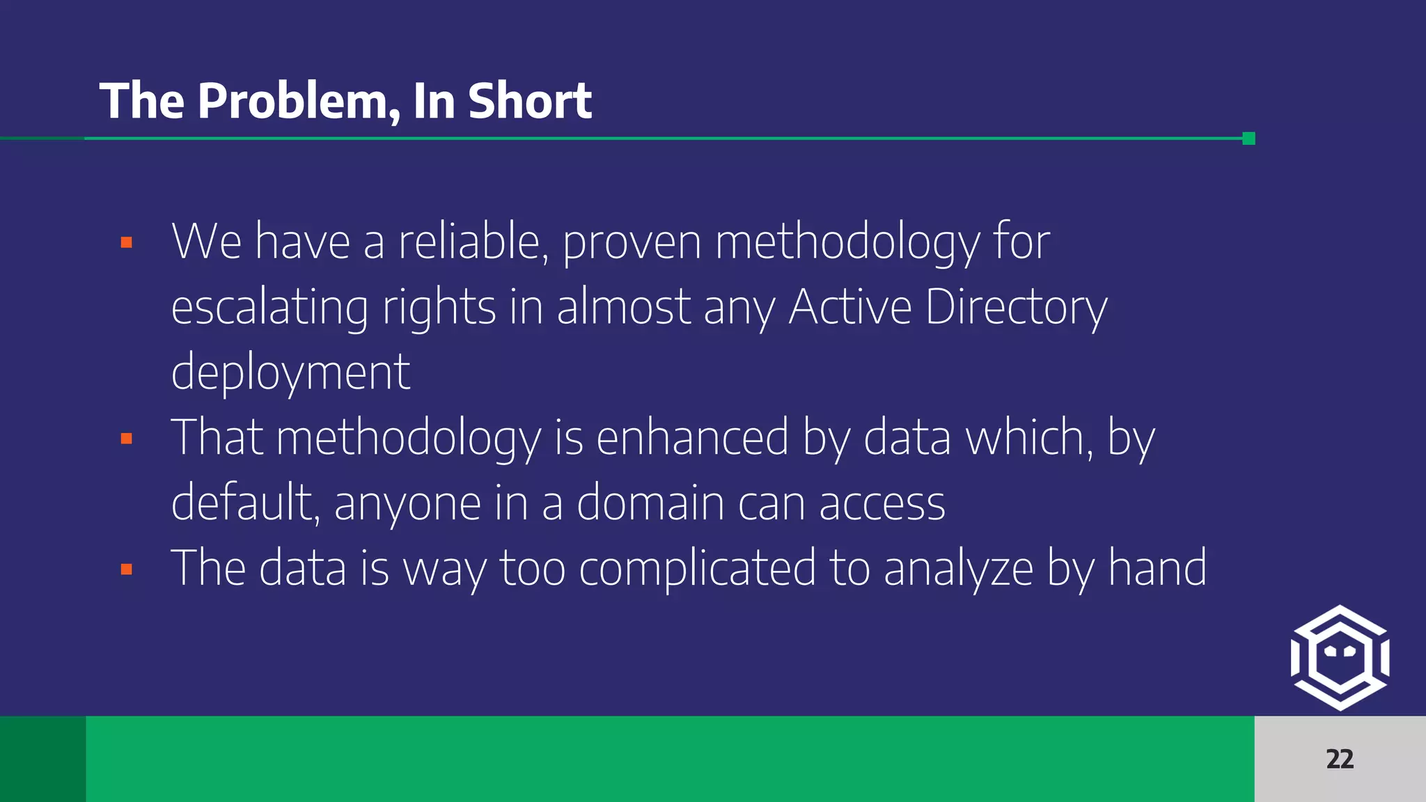 BloodHound: Attack Graphs Practically Applied to Active Directory | PDF