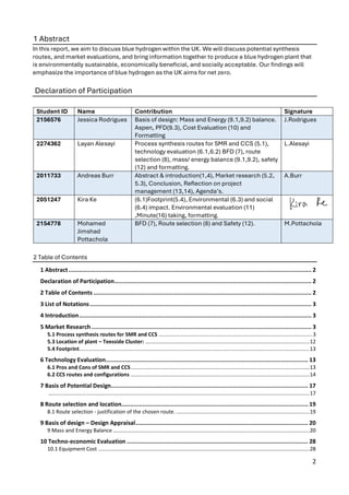 Blue Hydrogen Production - CL3605 Report 1-1.pdf