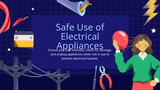 Blue Illustrated Electrical Safety Presentation.pptx