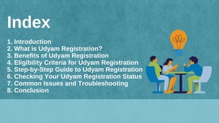 Mastering Udyam Registration: A Step-by-Step Tutorial | PDF