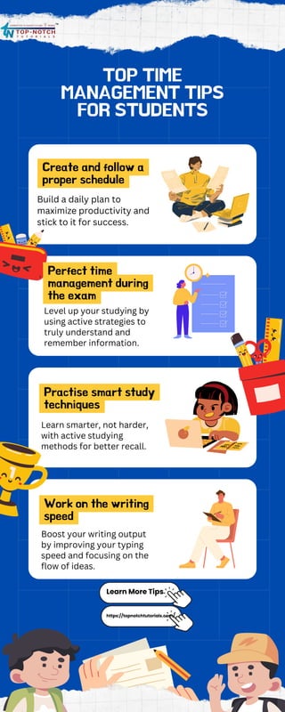 Top Time Management Tips for Students| Topnotchtutorials | PDF
