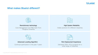 Blueiot High-precision RTLS Based on Bluetooth AOA Technology | PPTX
