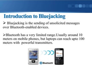 Bluejacking | PPTX