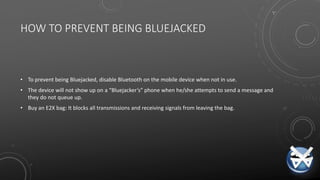 Bluejacking | PPTX