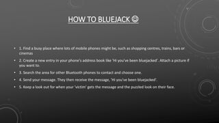 Bluejacking | PPTX