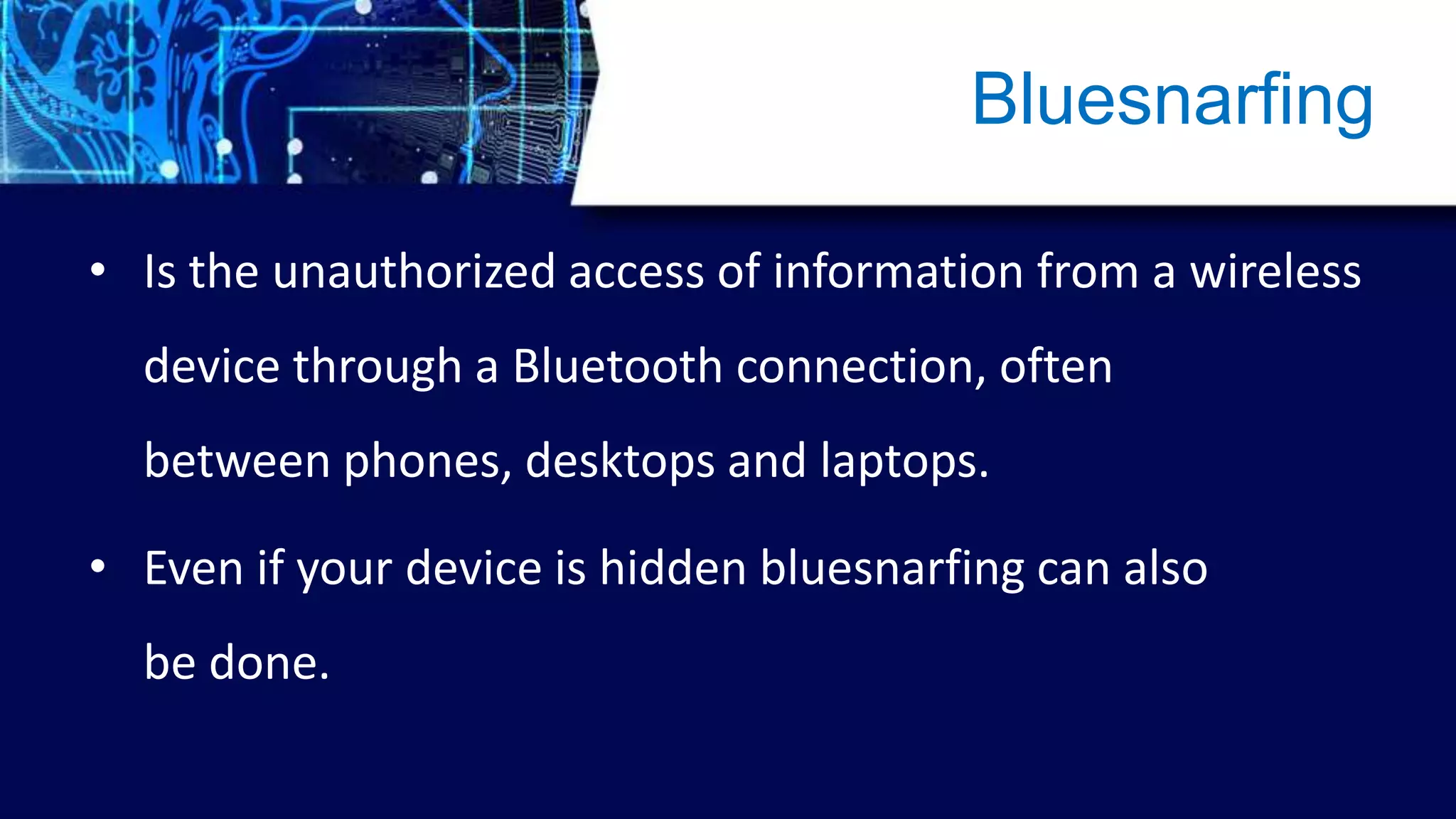 BLUEJACKING | PPTX