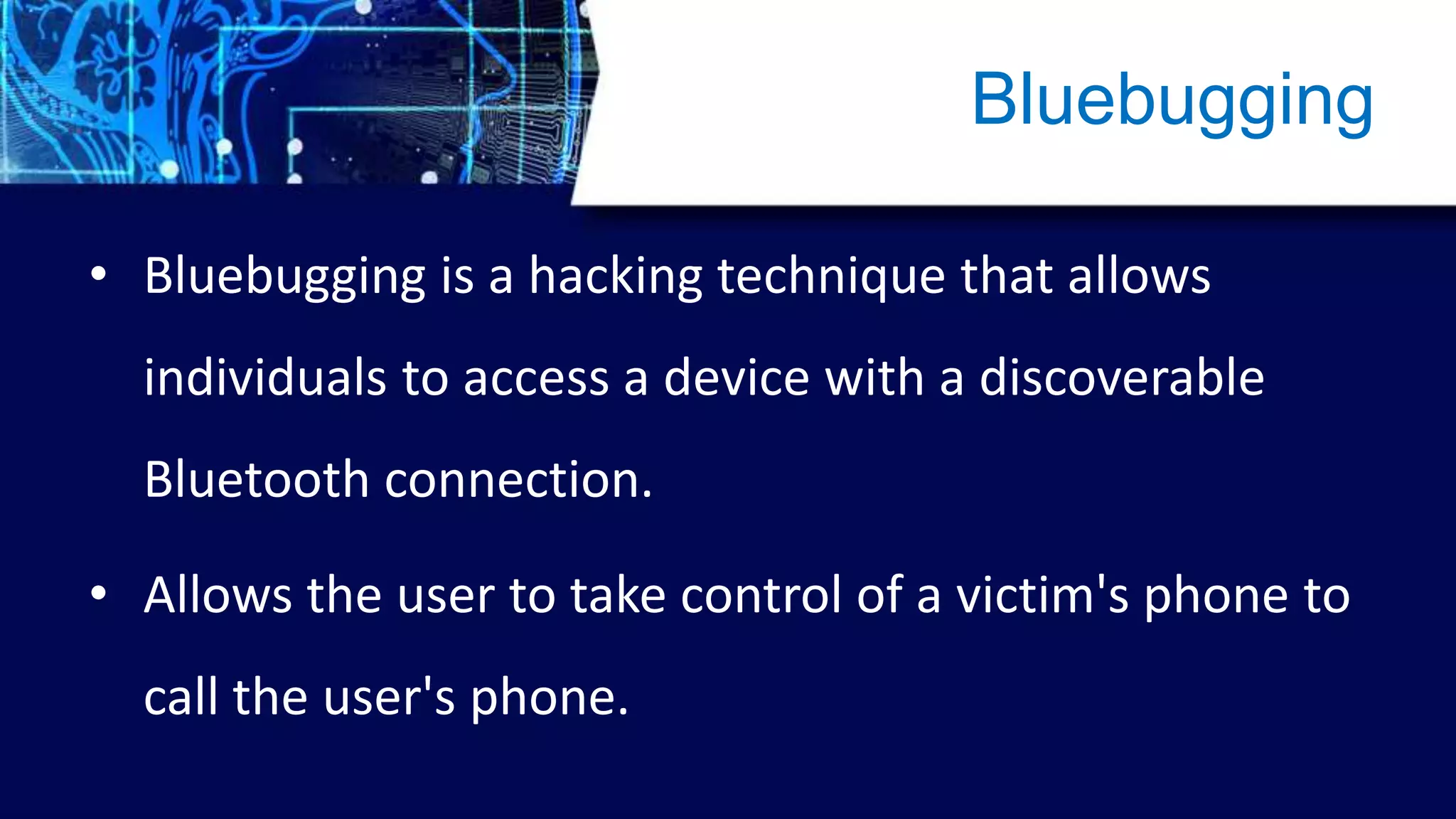 BLUEJACKING | PPTX