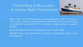 Blue lady human rights | PPT