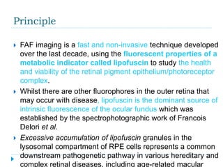 Blue laser autoflouroscence | PPTX | Eye and Vision Conditions ...