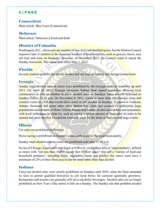 Blue Law in USA (USA Constitution) | PDF