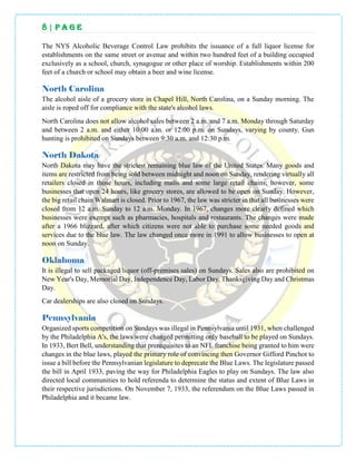 Blue Law in USA (USA Constitution) | PDF