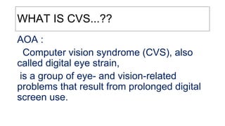 Blue light and eye | PPT