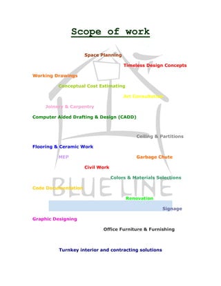 Blue Line Company Profile | PDF