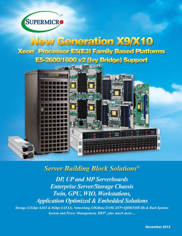 Blue line Supermicro Server Building Block Solutions | PDF