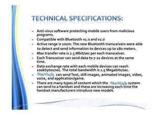 Bluemagiq Bluetooth Advertising System Presentation English | PPT