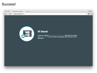 Bluemix setup | PPT