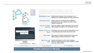 Bluemix dedicated slide | PPT