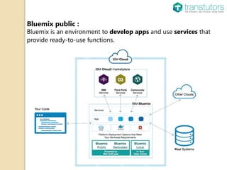 Bluemix (Java) | Computer Science | PPT