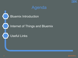 Bluemix overview with Internet of Things | ODP | Cloud Computing | Internet