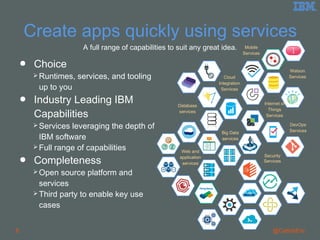 Bluemix overview with Internet of Things | ODP | Cloud Computing | Internet