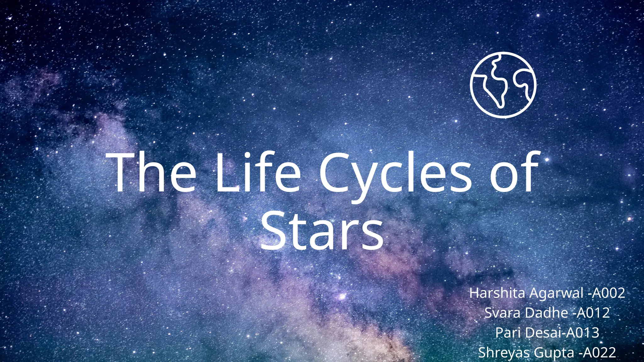 The Life Cycle of Stars Complete Presentation | PPTX