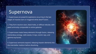 The Life Cycle of Stars Complete Presentation | PPTX