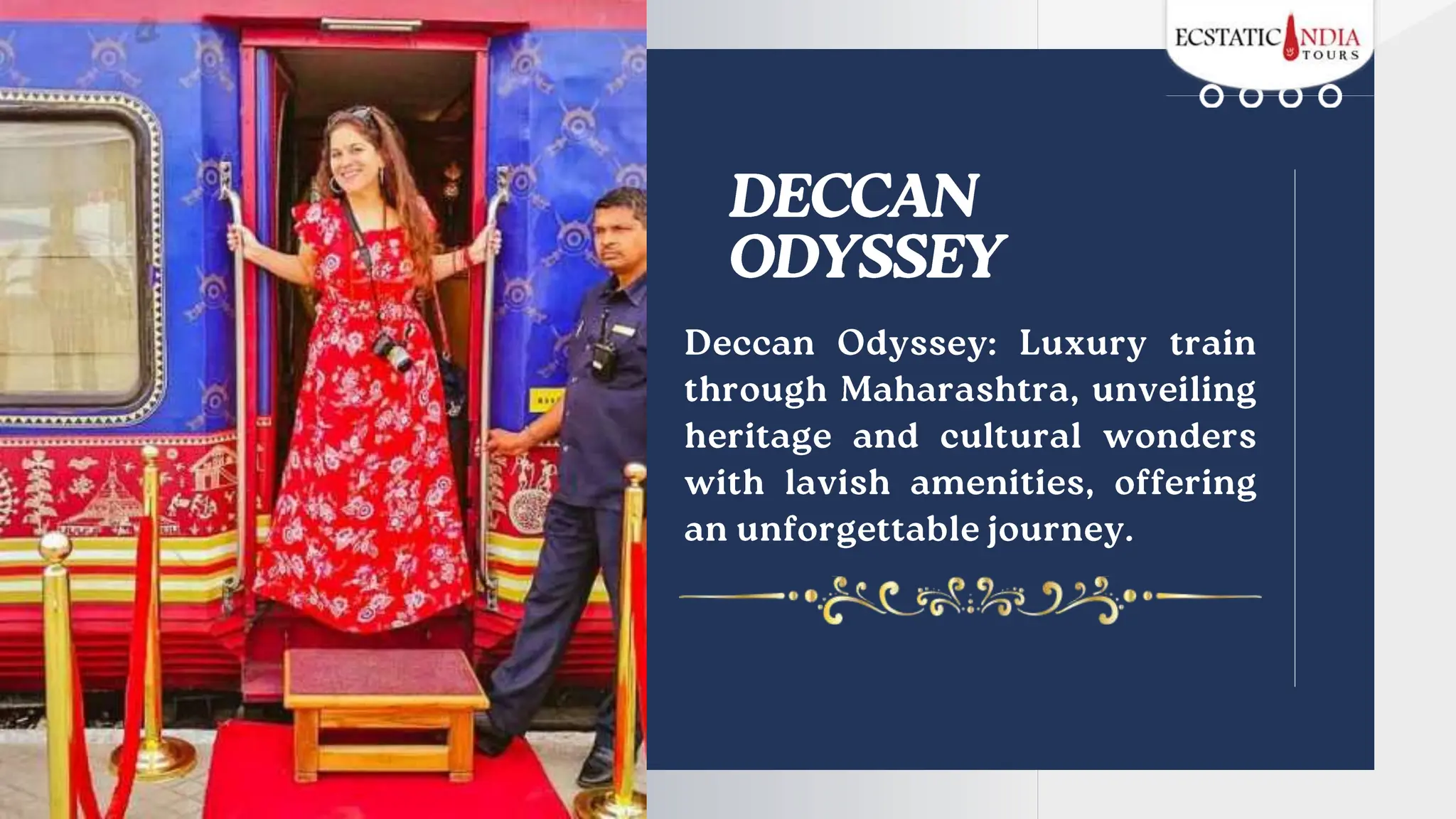 Luxury Trains In India: Ecstatic India Tours | PPT