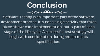 Scope of software testing course in future for freshers | PPT