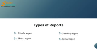 What is Salesforce? Types of Reports in Salesforce | PDF | Technology ...
