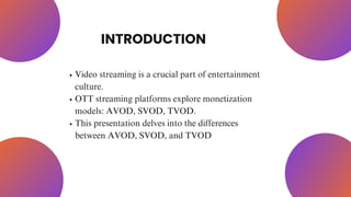 AVOD VS SVOD VS TVOD | PDF