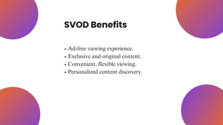 AVOD VS SVOD VS TVOD | PDF