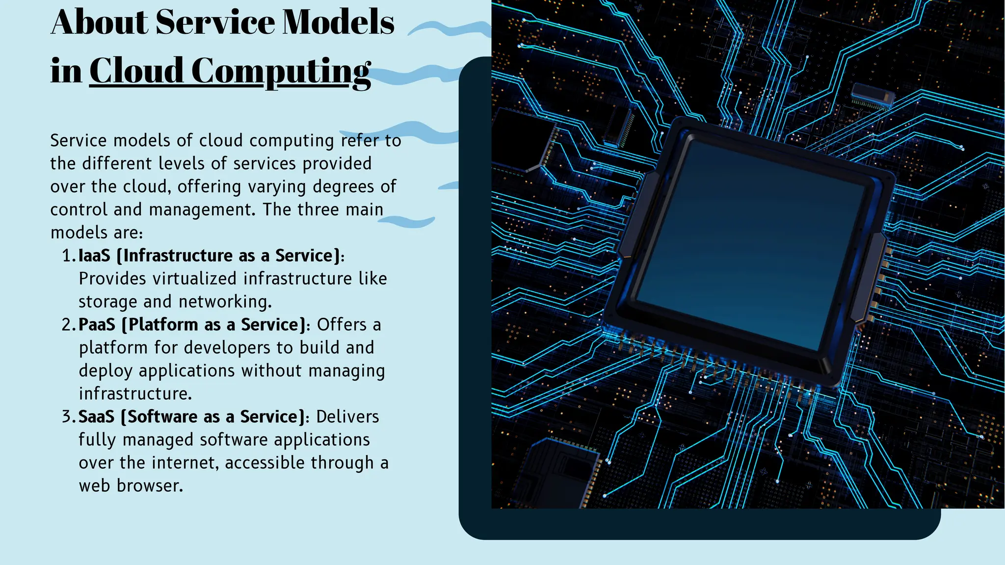 Service Model of Cloud Computing (Iaas, Saas, Paas) | PPT