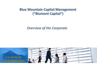 Blue mountain capital management | PPTX