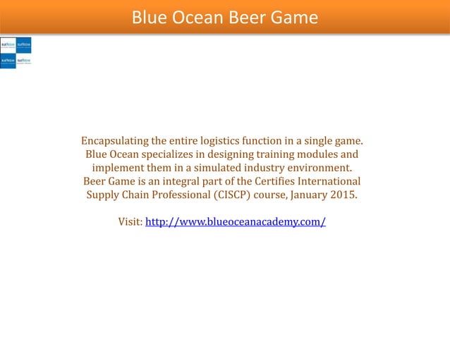 Blue Ocean Beer Game | PPSX