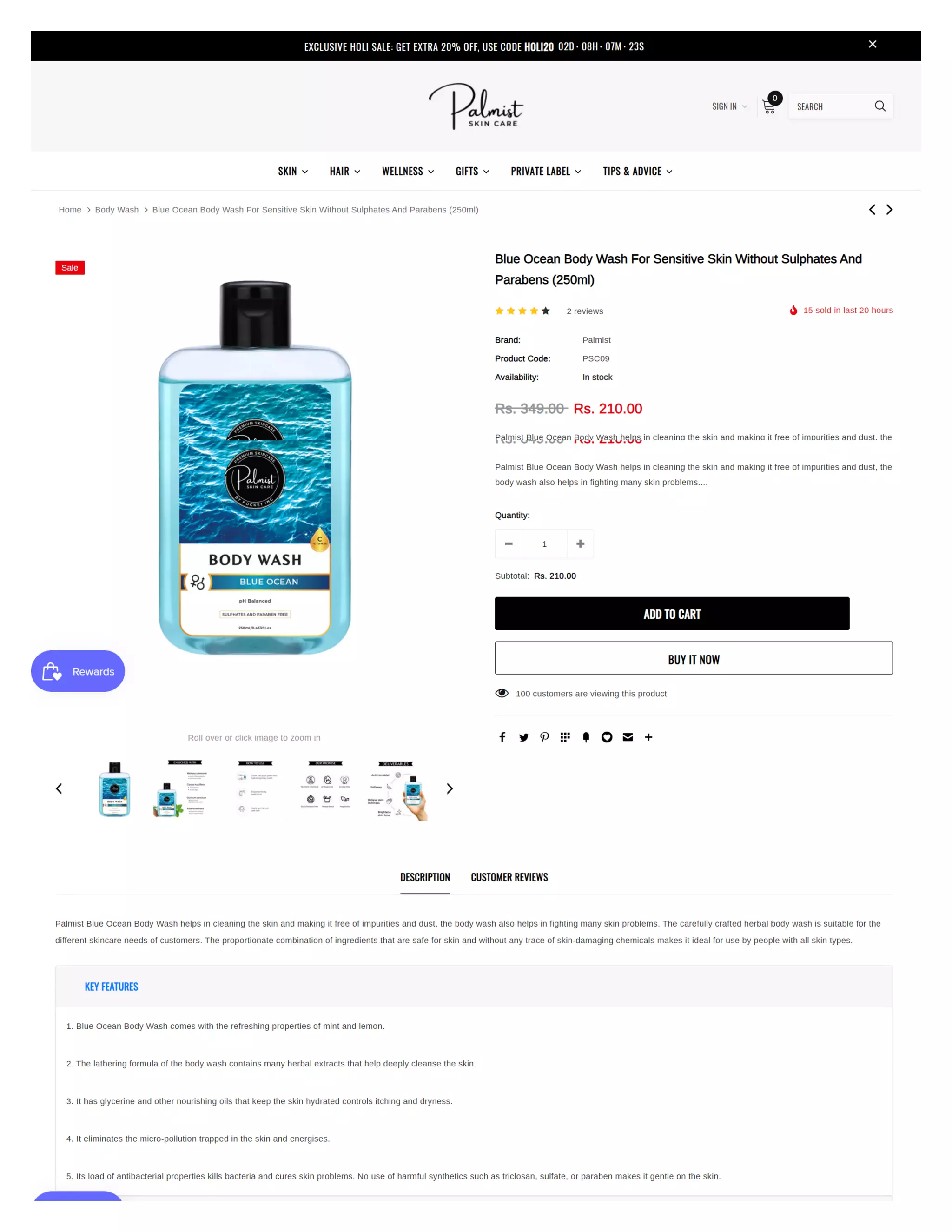 Blue ocean body wash | PDF