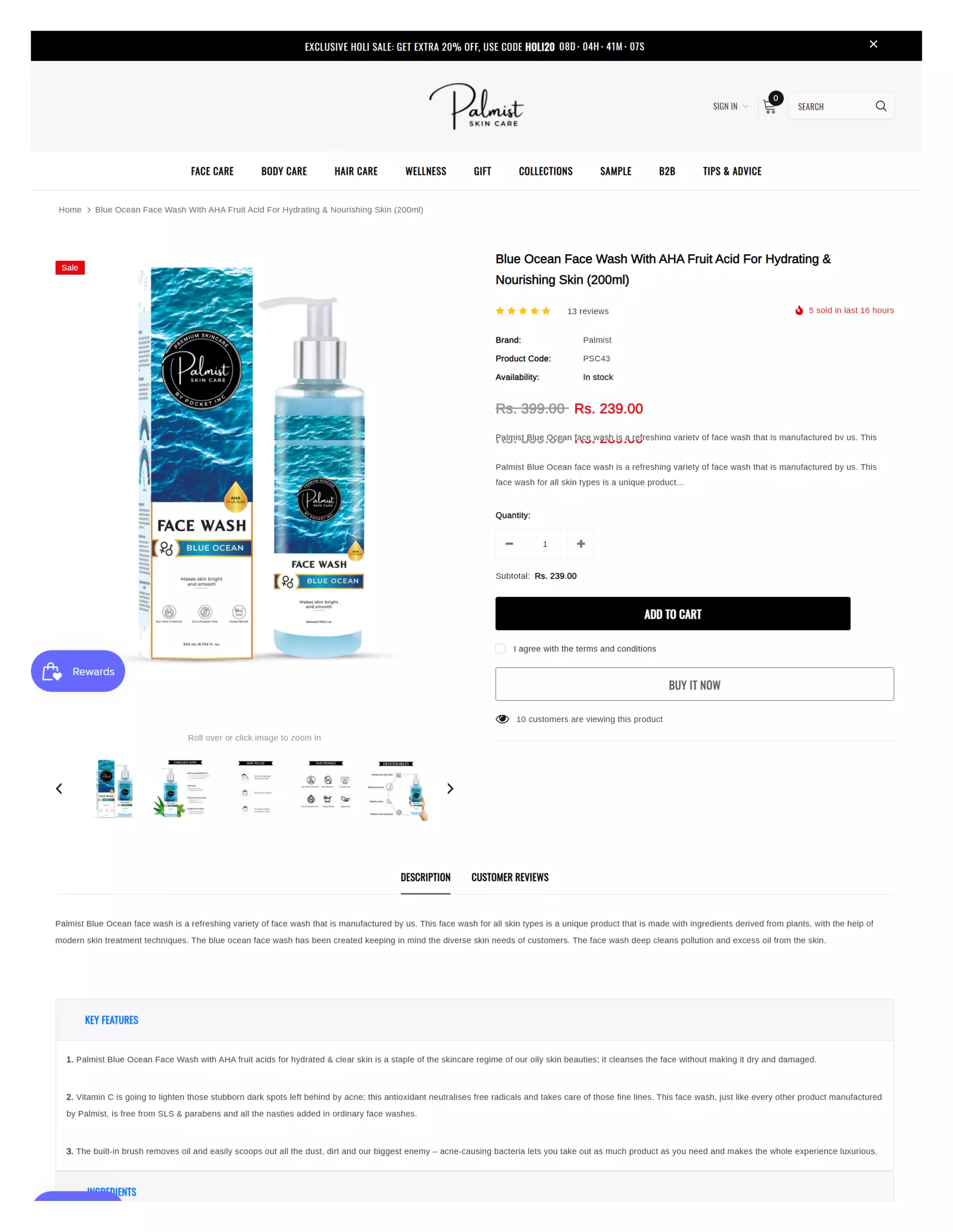 Blue ocean face wash | PDF