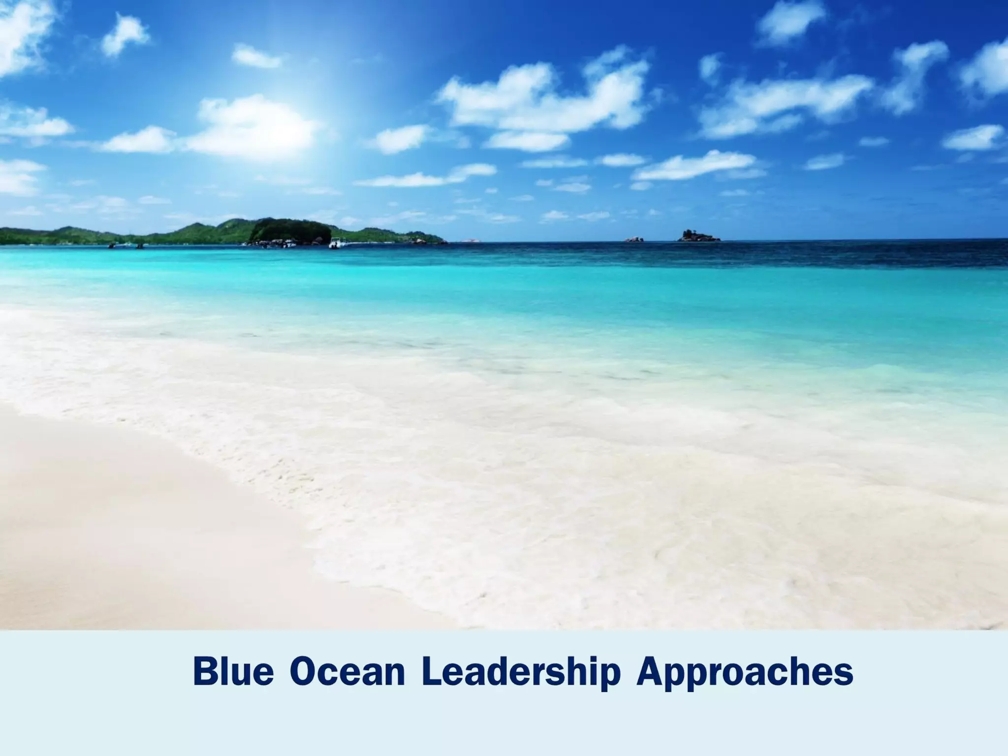 ผู้นำแบบ Blue Ocean - Blue ocean leadership | PPT